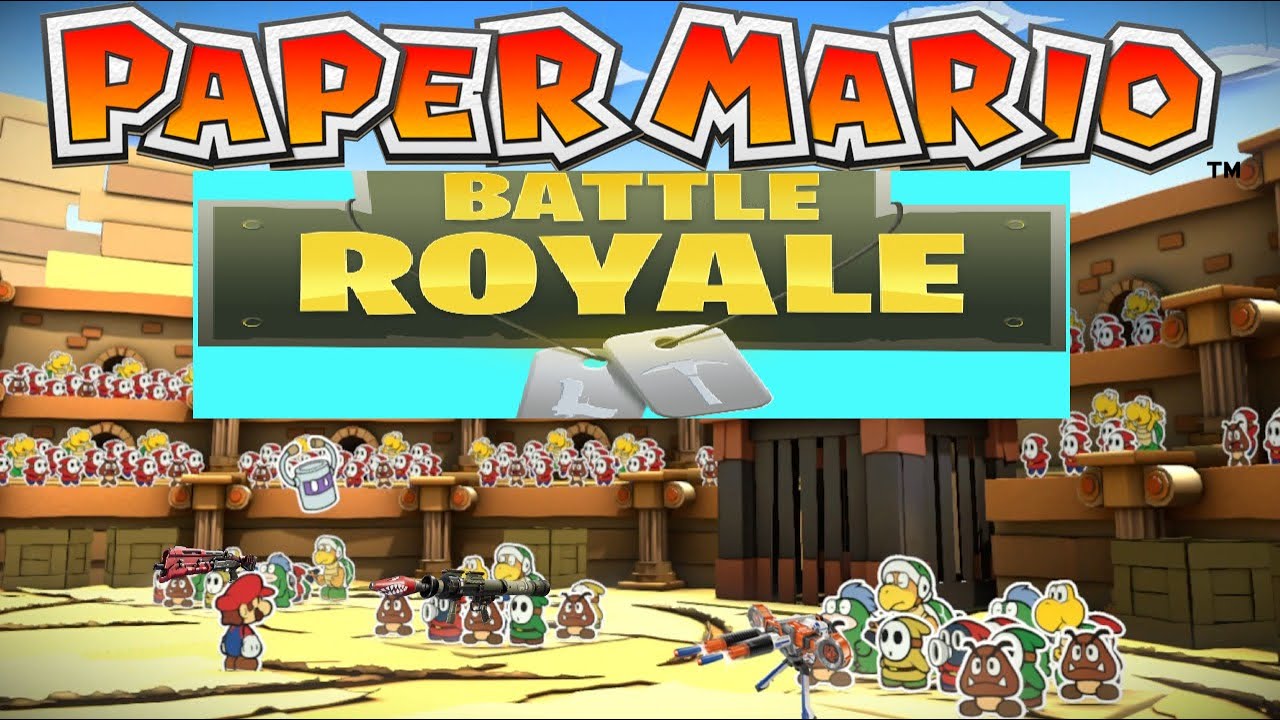 PAPER MARIO BATTLE ROYAL - YouTube