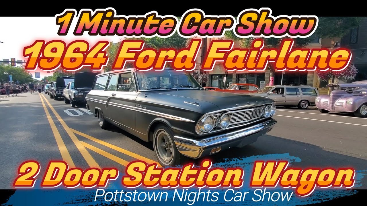 1964 Ford Fairlane 2 Door Ranch Wagon 1 Minute Car Show - YouTube