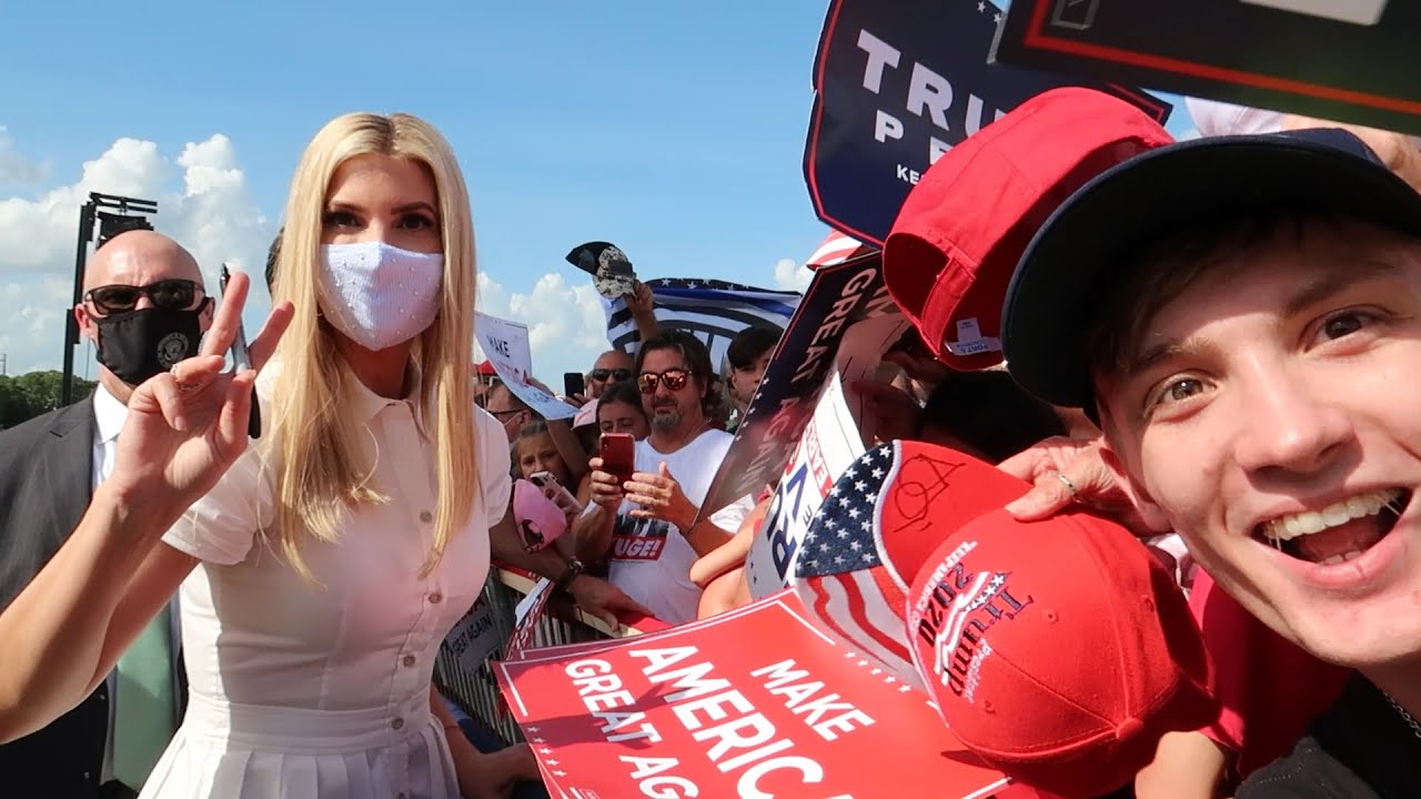 Going to an Ivanka Trump Rally in 2020 - YouTube