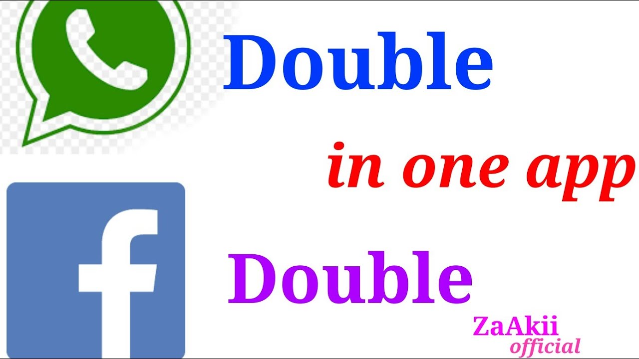 Double whatsapp with one app - YouTube