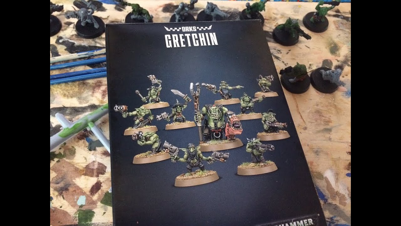 Orks Gretchin. Warhammer 40k. Review - YouTube