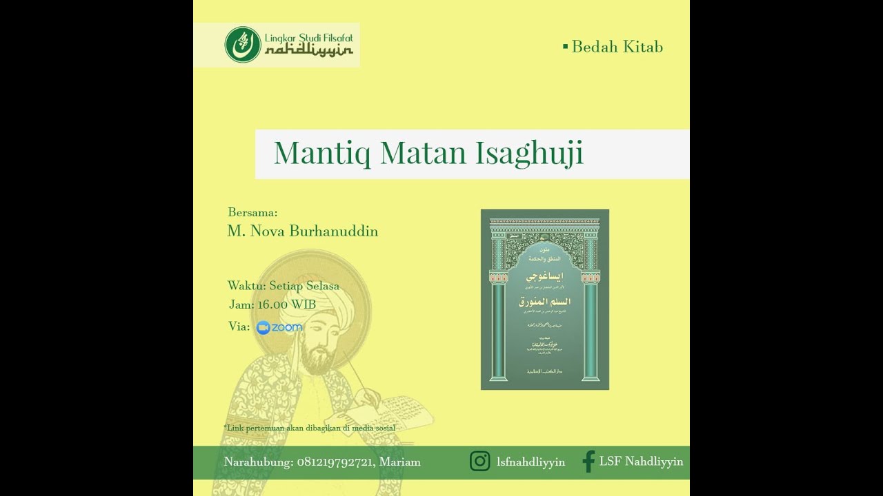 M. Nova Burhanudin-Bedah Kitab Mantiq Matan Isaghuji (1) - YouTube