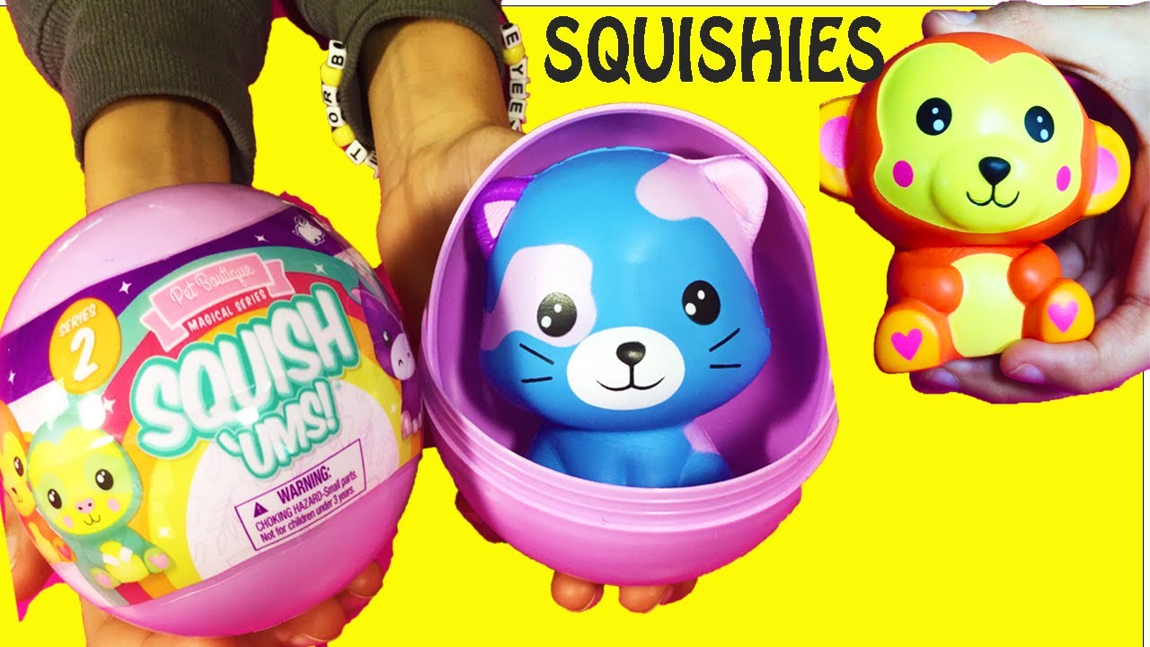 SQUISH'UMS SQUISHIES PET BOUTIQUE MAGICAL SERIES 2 OPENING - YouTube