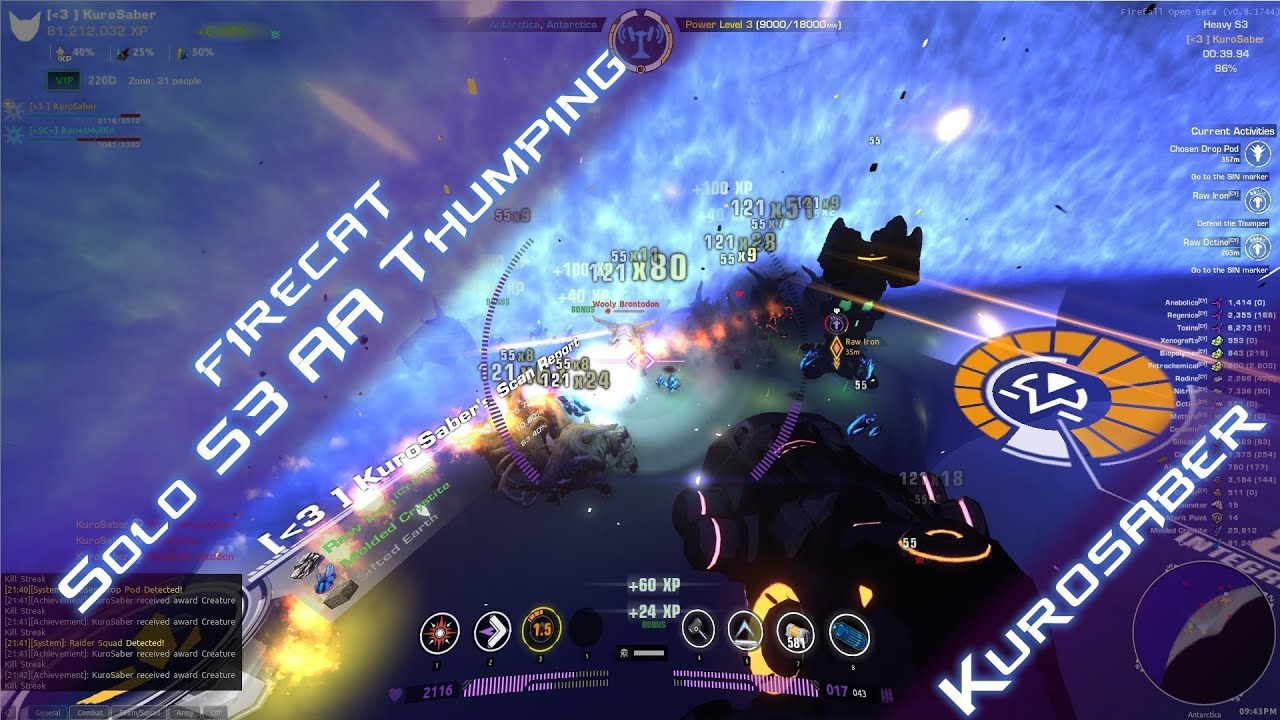 Firefall | Firecat "Catastrophe" Solo S3 AA Thumping - YouTube