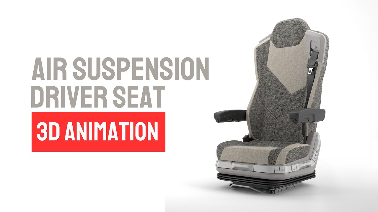 Air Suspension Driver Seat 3D Animation Film #air #driver #seat # ...
