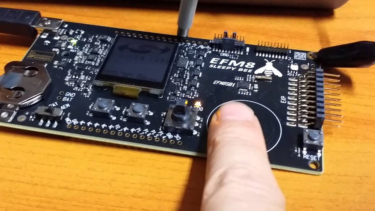 232 6 EFM8 SB1 Touch - YouTube