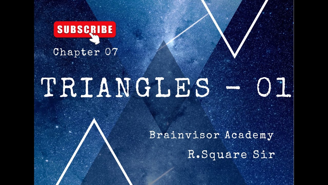 Triangles - 01 | Maths | Class 10 | Board Exam | R.Square - YouTube