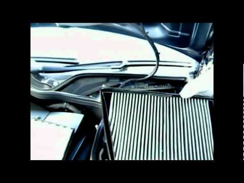 How to change combination filter for E240 (W211) - YouTube