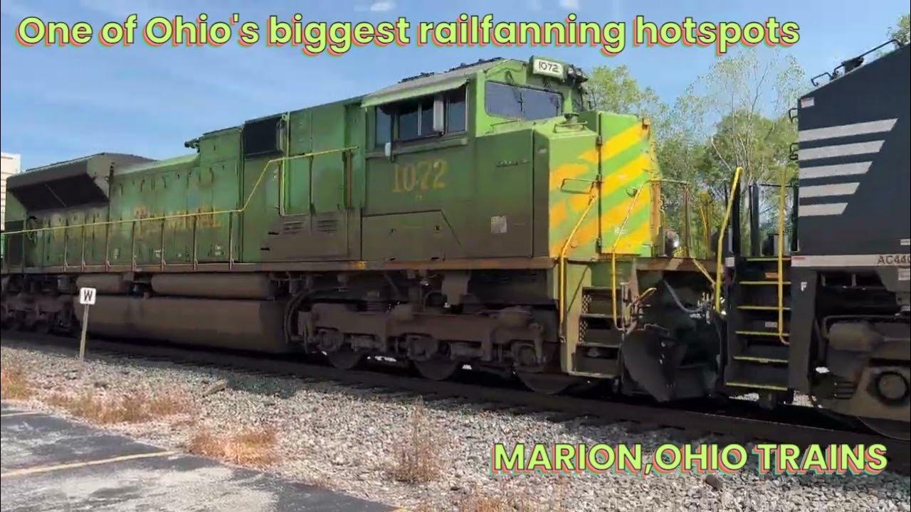 NS & CSX Heritage Units, Rare Locomotives & More! | Marion, Ohio Railfanning 🚂 - YouTube