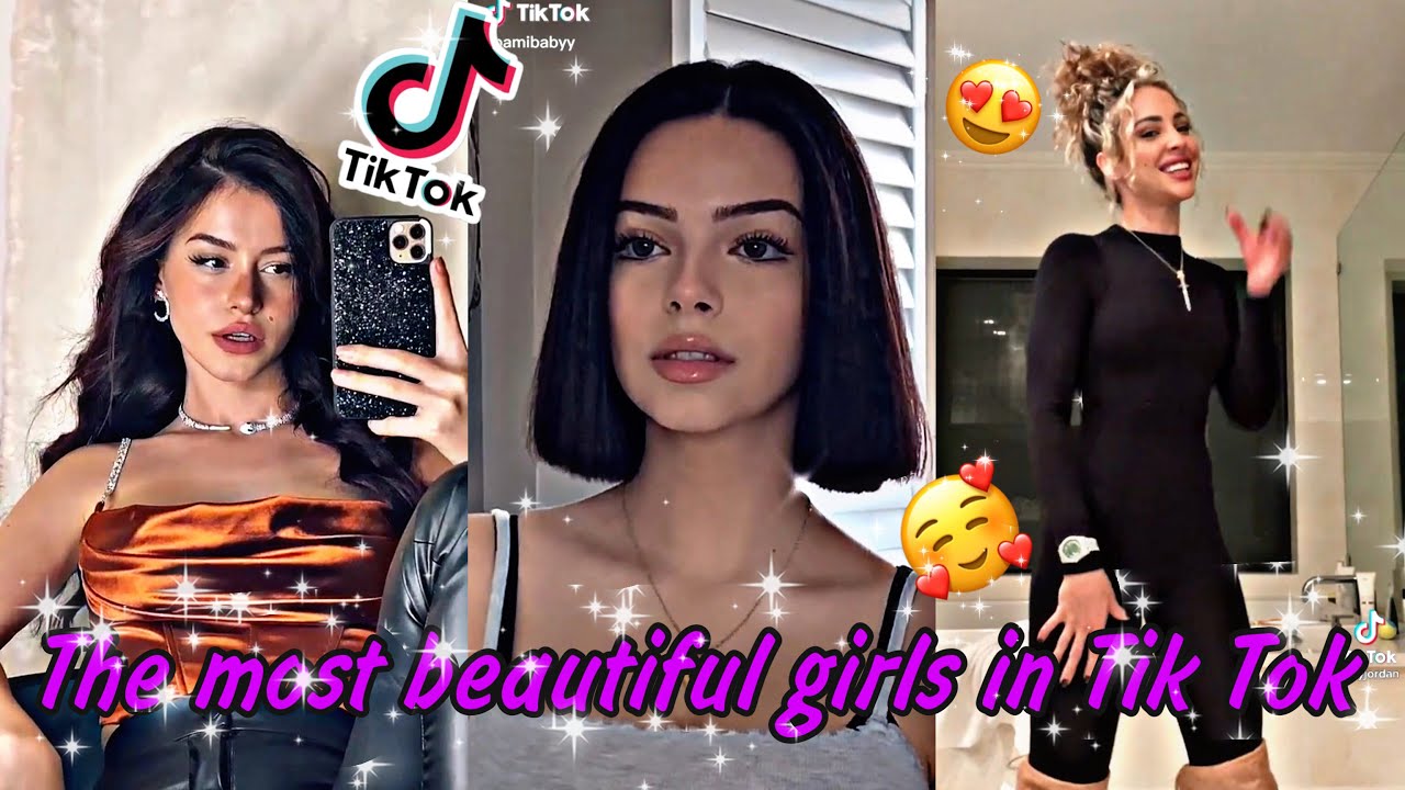 The most beautiful girls in Tik Tok - YouTube