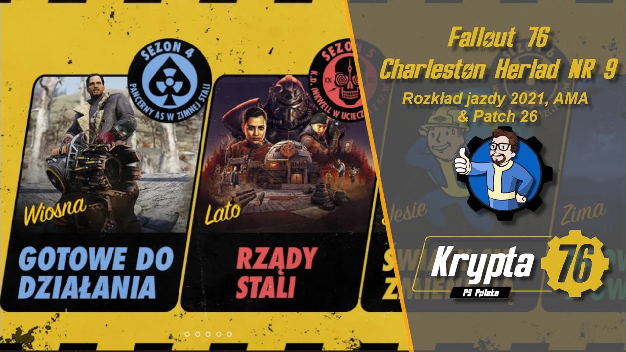 Fallout 76 Charleston Herald Nr 9 | Rozkład jazdy 2021, AMA & Patch 26 ...