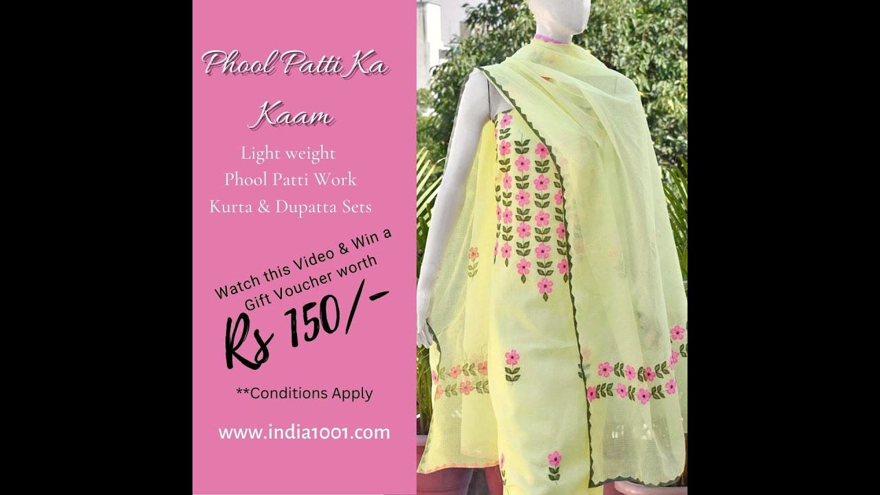 Hand Phool Patti Work Sets - YouTube