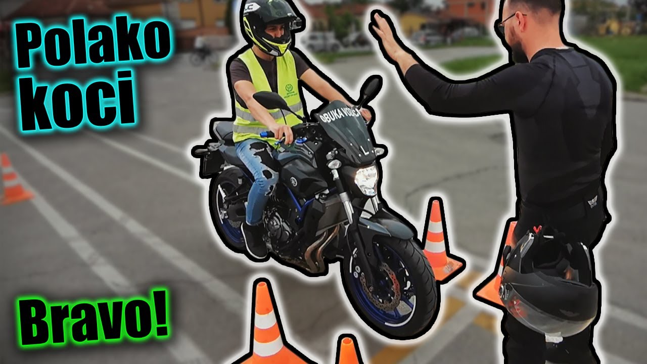 PRVI CAS VOZNJE NA POLIGONU ZA A KATEGORIJU! - YouTube