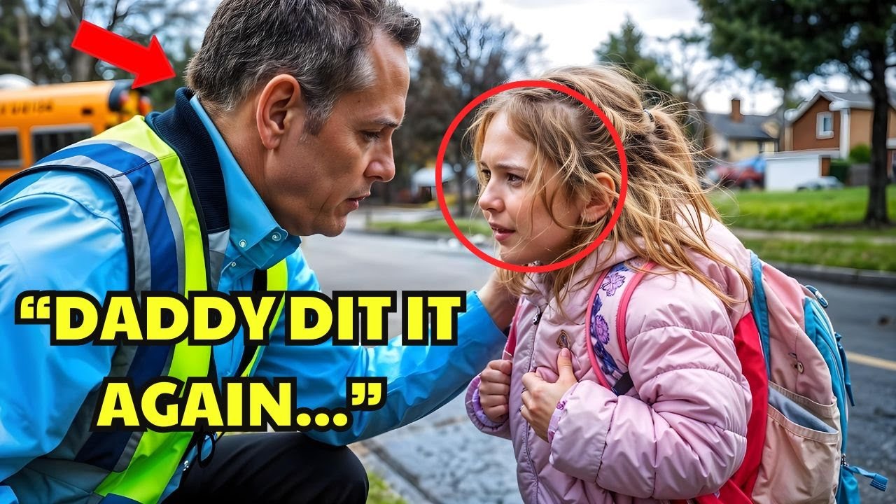 Little Girl Runs Crying Towards Bus Driver, When She Says 4 Words, The ...