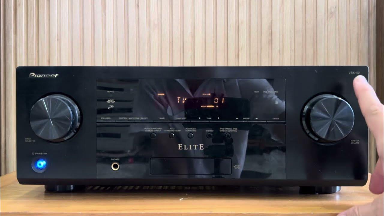 Làm sao để Reset Pioneer VSX-42 - YouTube