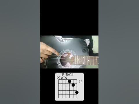 Guitar chords : F sharp 5/C sharp - YouTube