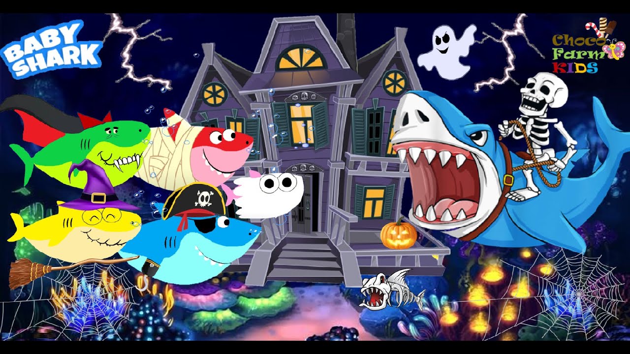 Baby Shark Halloween | Happy Halloween | Trick or Treat | Baby Shark in ...