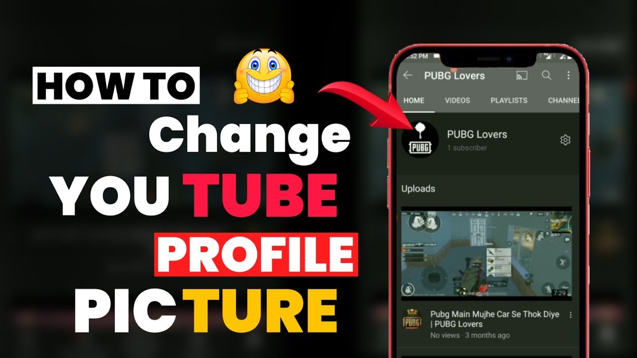 How To Change YouTube Channel Profile Picture | YouTube Channel Profile ...