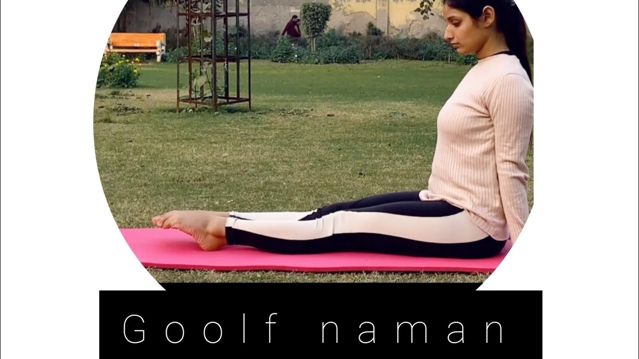 Goolf Naman (ankle bending ) For Beginners | Easy Asana ...