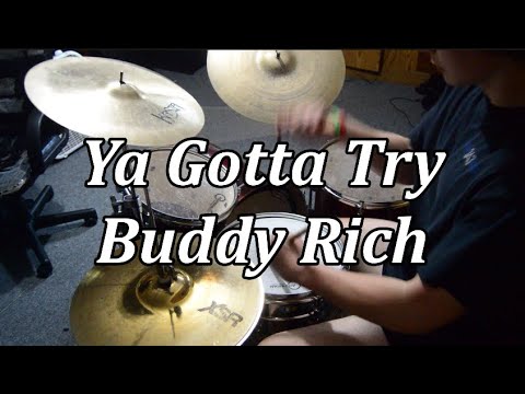Buddy Rich - Ya Gotta Try - Drum Cover - YouTube