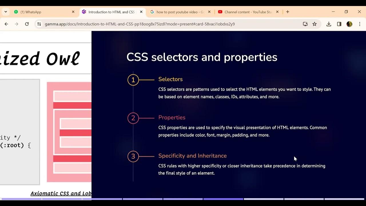 Basics about html and css for beginners. - YouTube