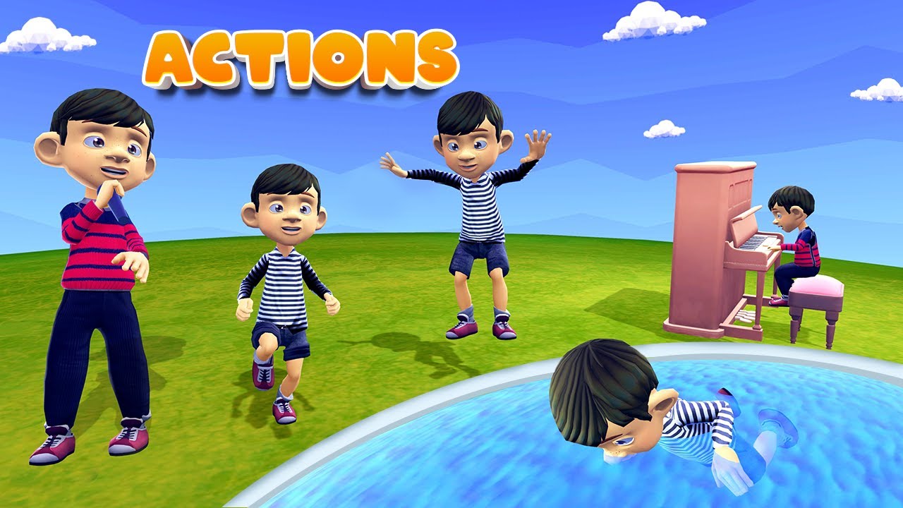 Learning Action Verbs Creative Teaching Techniques for Kids Awesome ...