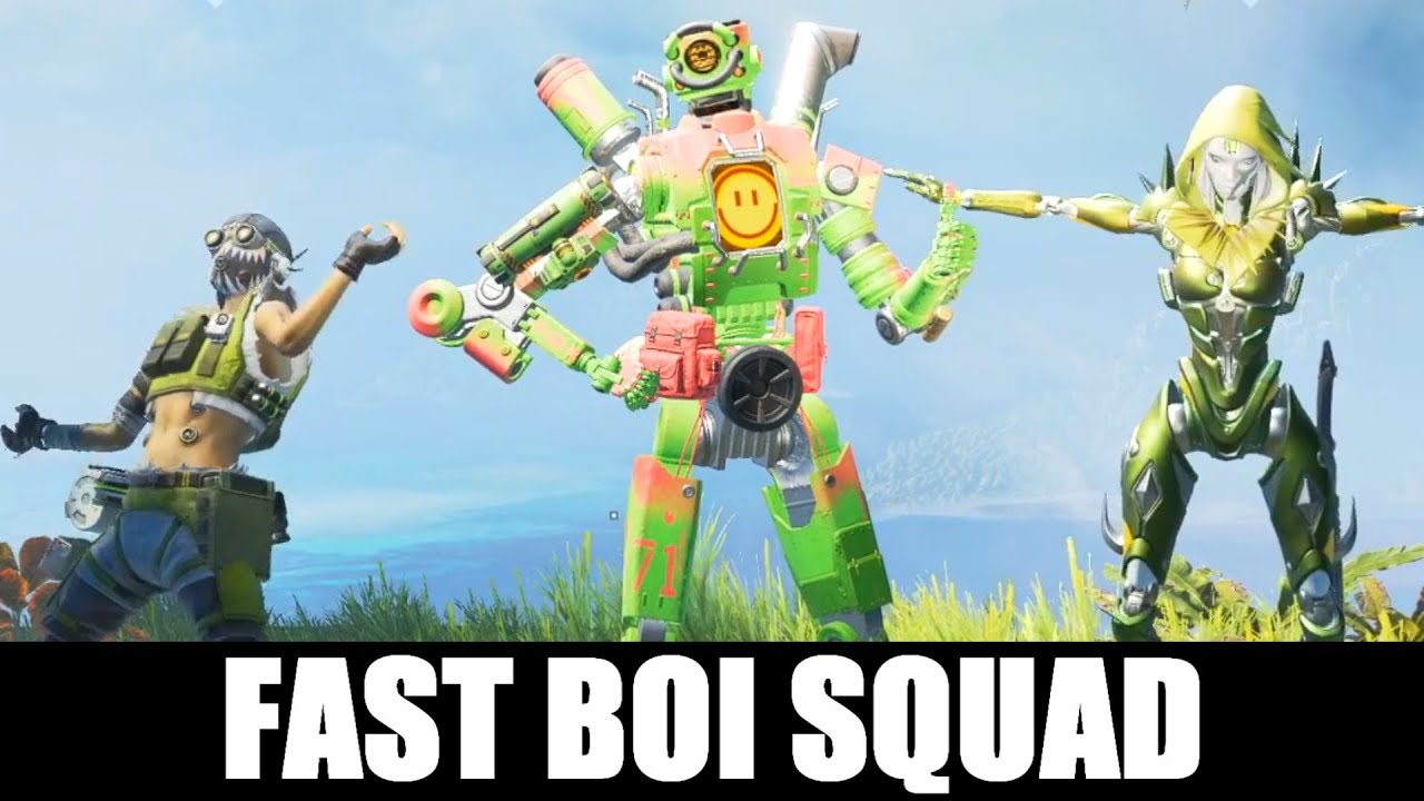 The FASTEST Squad in Apex Legends - YouTube