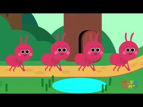 The Ants Go Marching Kids Songs Super Simple Songs - YouTube