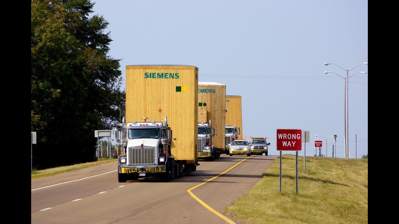 Bigbee Valley Power Plant Compressor Transport - YouTube