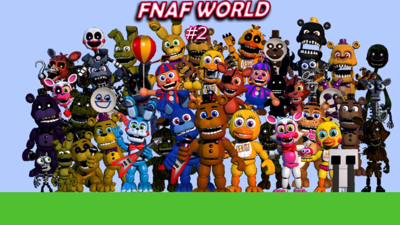 New Character And Areas! | FNAF World #2 - YouTube