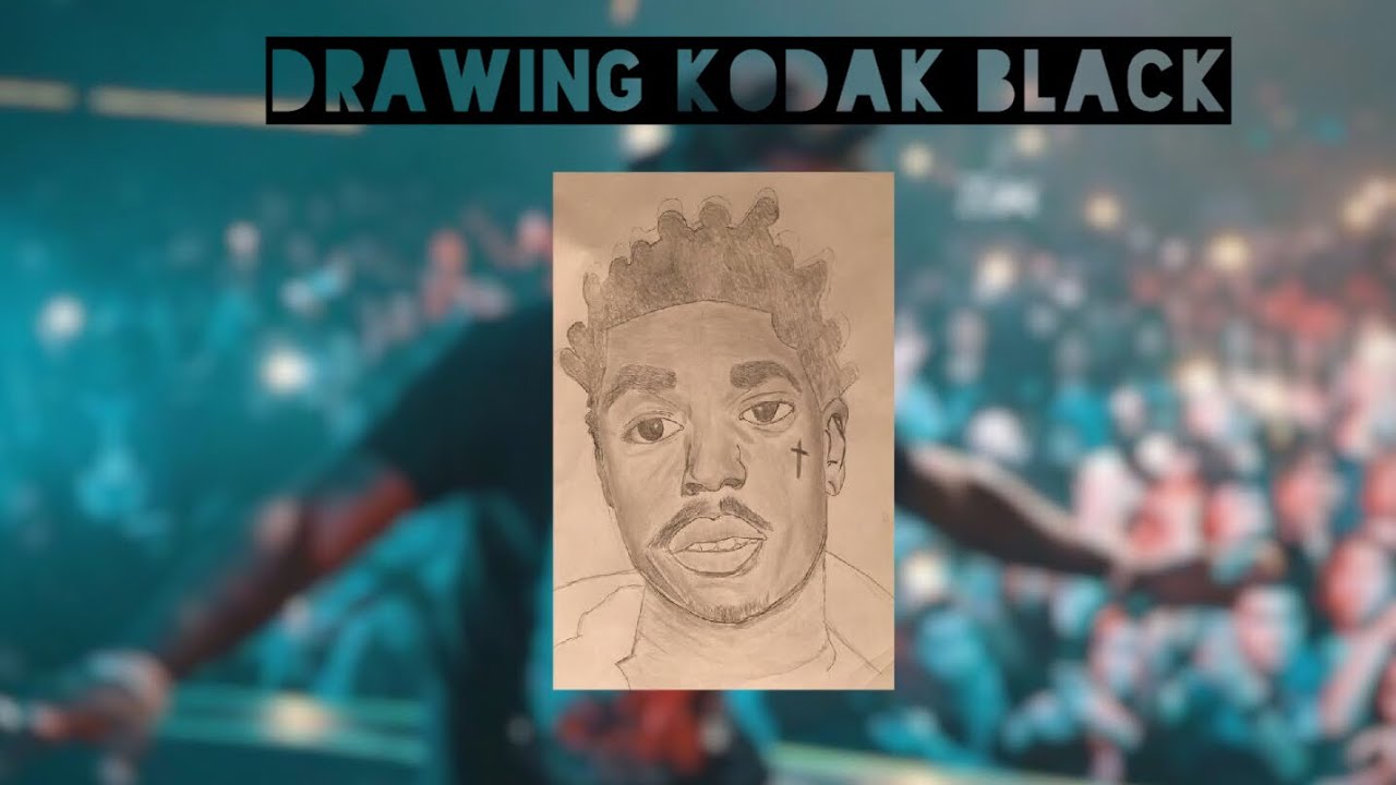 How To Draw Kodak Black - YouTube