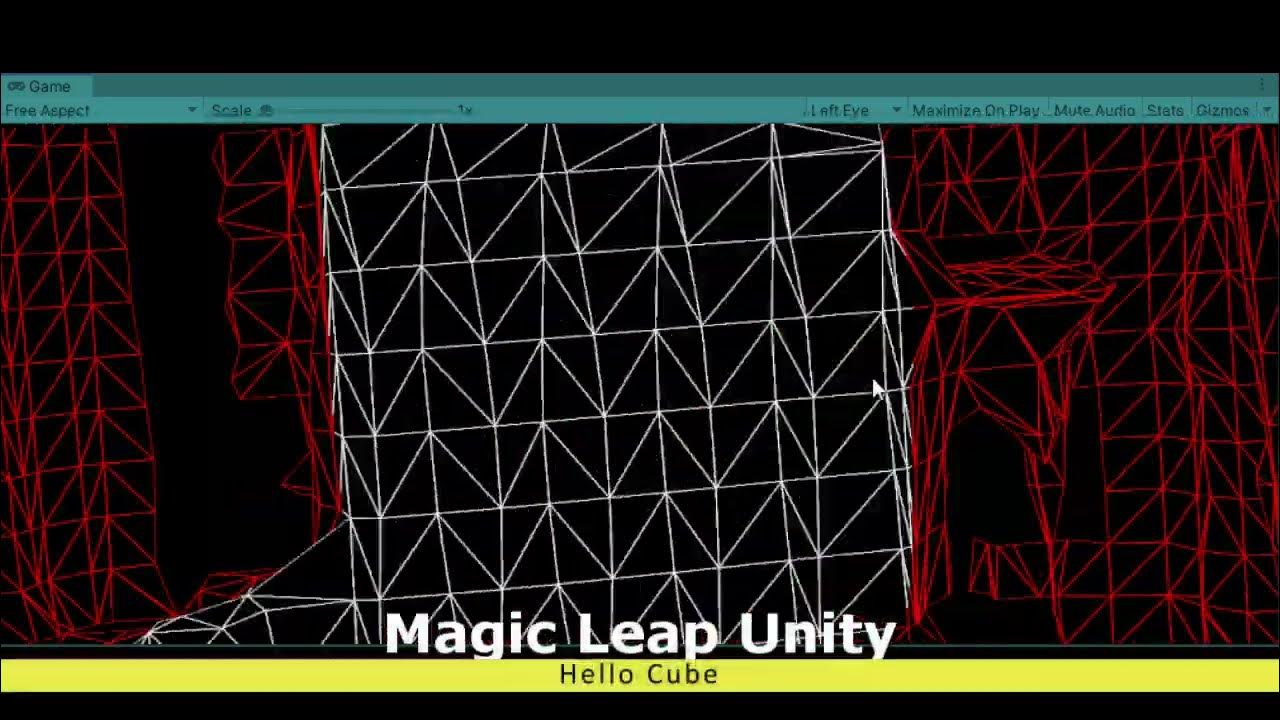 Magic Leap AR and Unity Hello Cube - YouTube