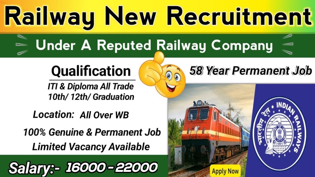 Railway New Vacancy 2025 । AC Power Car Operator Job । ITI Diploma ...