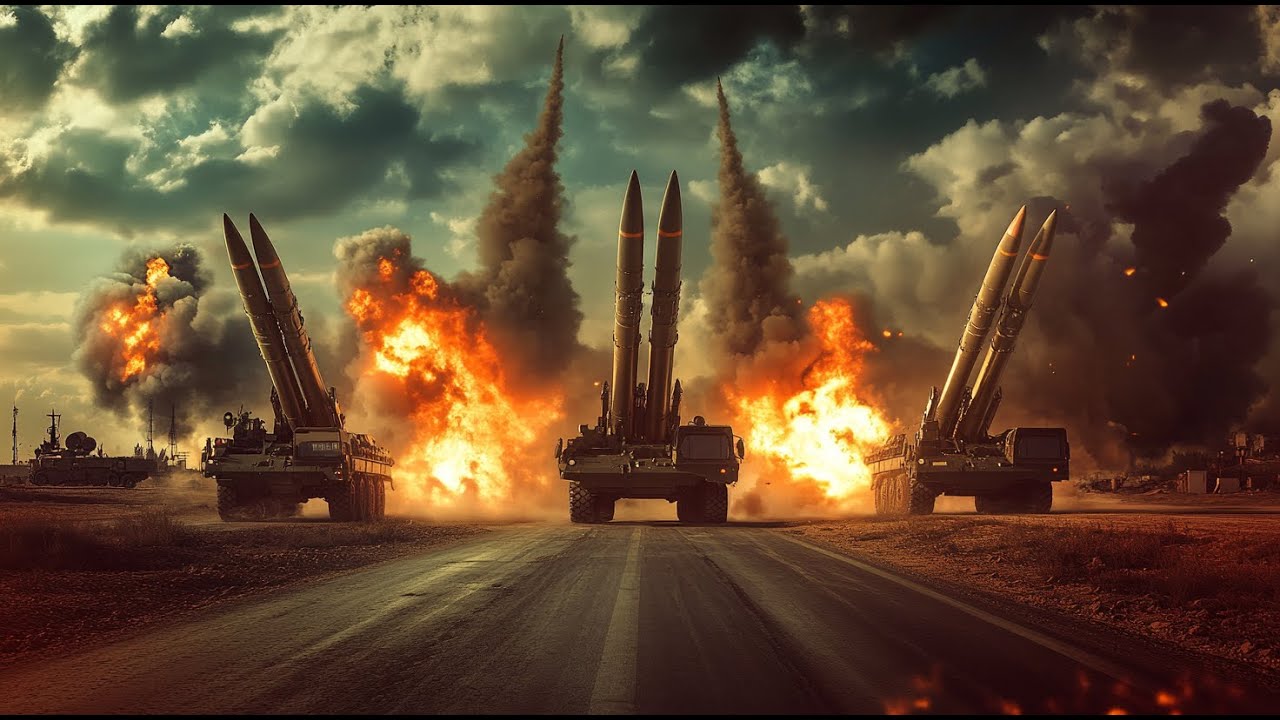 30 minutes ago! 100 Israeli tanks destroyed by Iranian tornado rockets ...