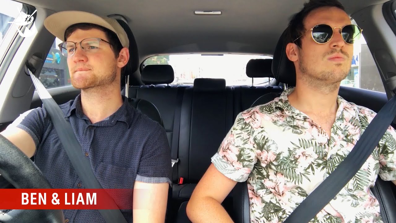 Ben and Liam tune in to Australian radio - YouTube