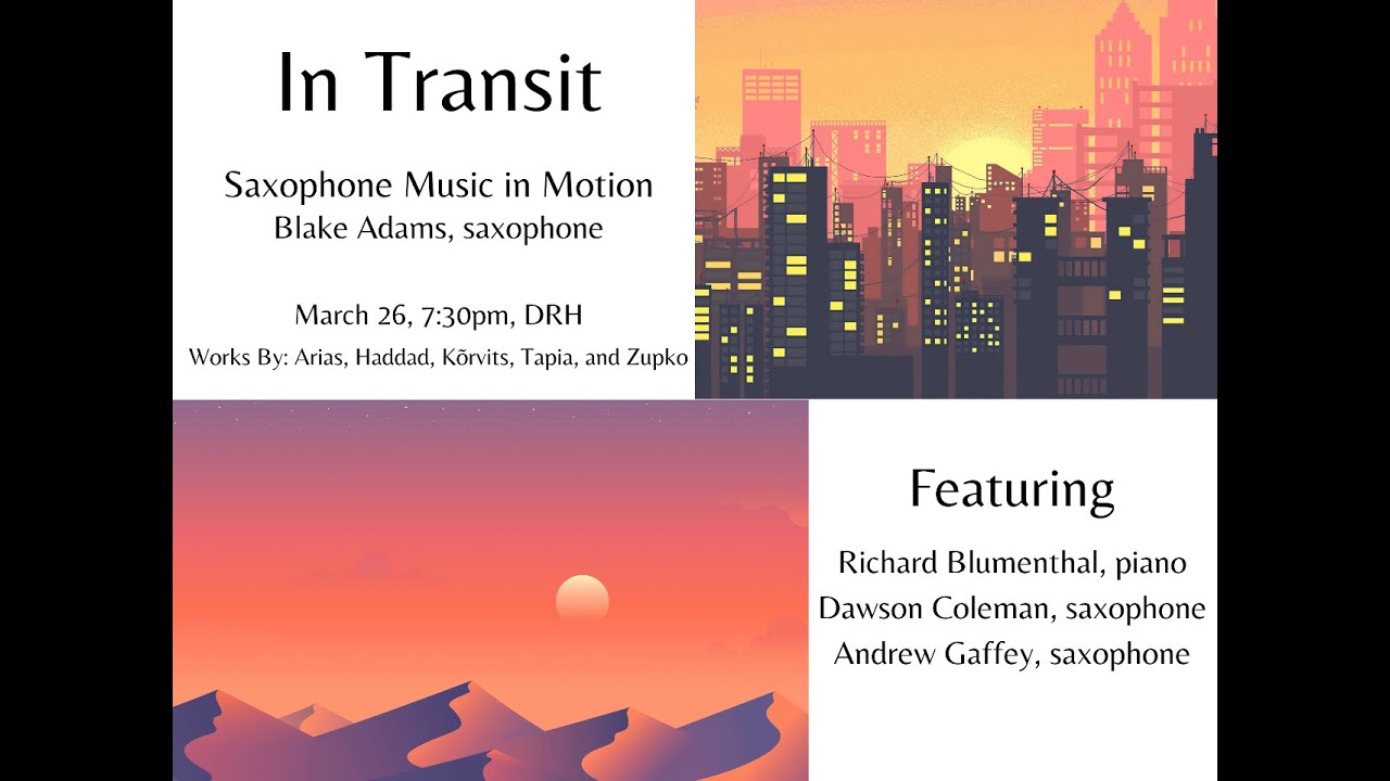 In Transit: a Master's Recital - YouTube