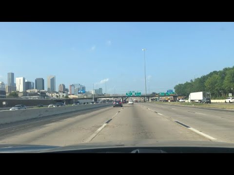 Driving from S. Main St., Houston Texas to Louetta Rd., Spring Texas ...