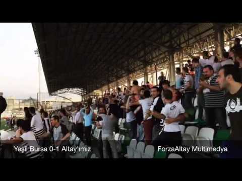 Yeşil Bursa 0-1 Altay'ımız | Taraftarlarımızın Gol Sevinci