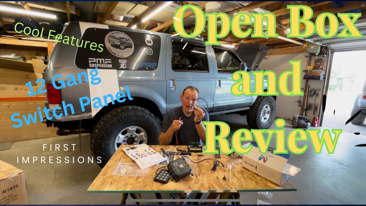 MICTUNING 12 Gang Switch Panel Install and Review - YouTube