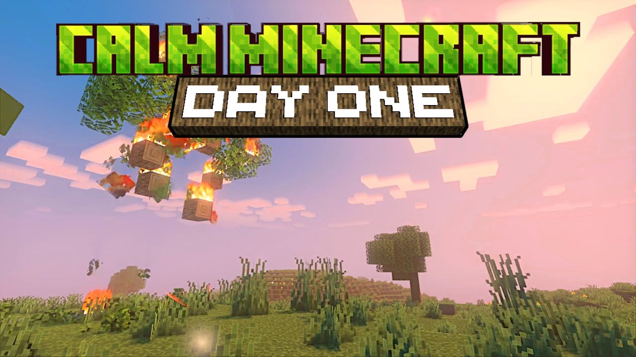 Calm Minecraft Gameplay | Satisfying Minecraft Background noise - YouTube