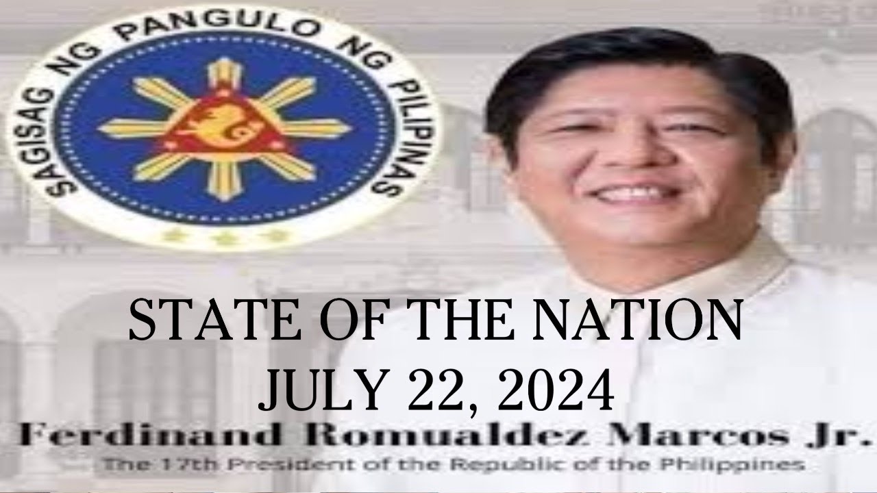 PBBM 3RD SONA JULY 22, 2024 #BBM - YouTube