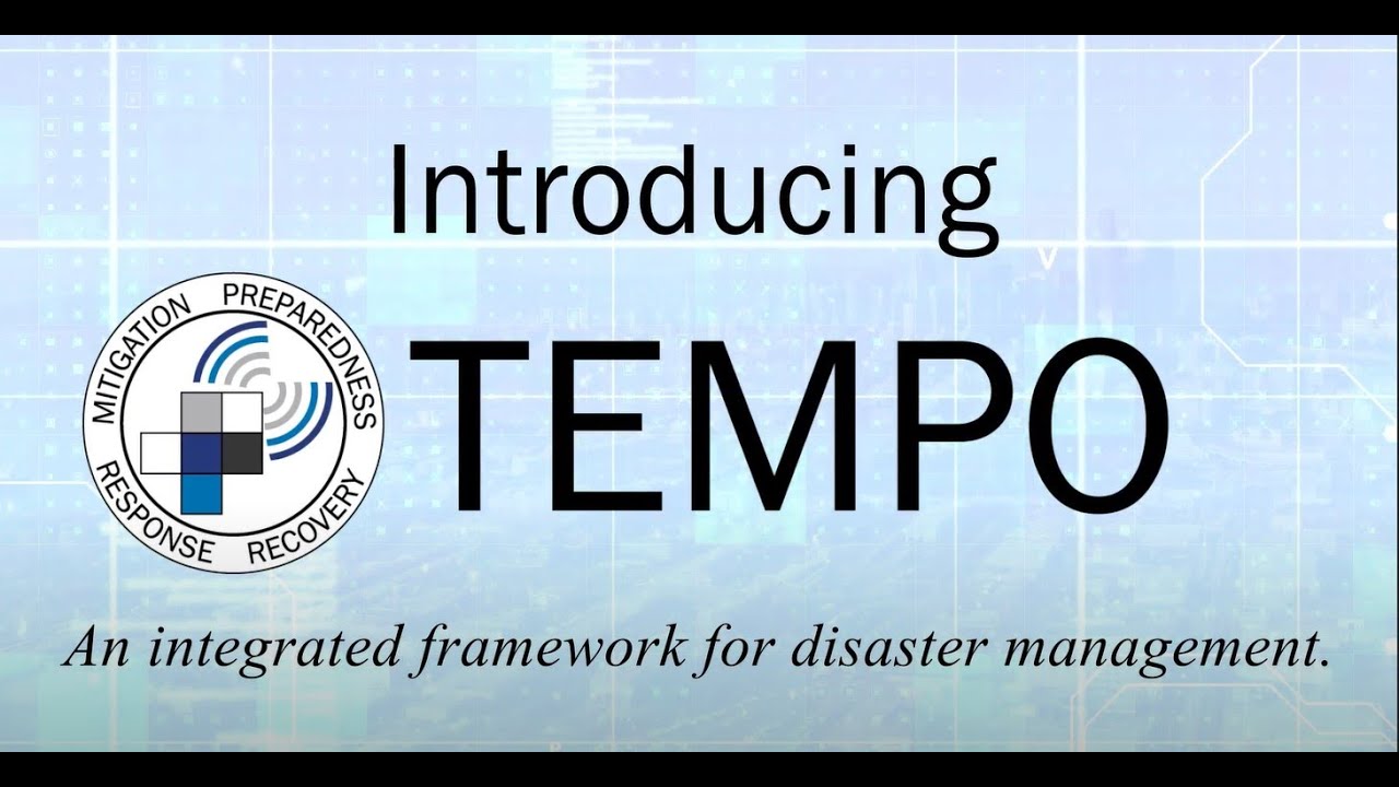 TEMPO | A Tool for Emergency Management and Prioritizing Operations ...