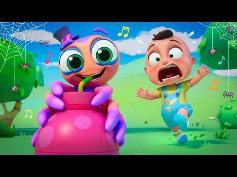 Minik Bir Örümcek 🕸️ Neşeli Çocuk Şarkısı + Eğlenceli ve Eğitici Çizgi Filmler | Mini Mini Kids