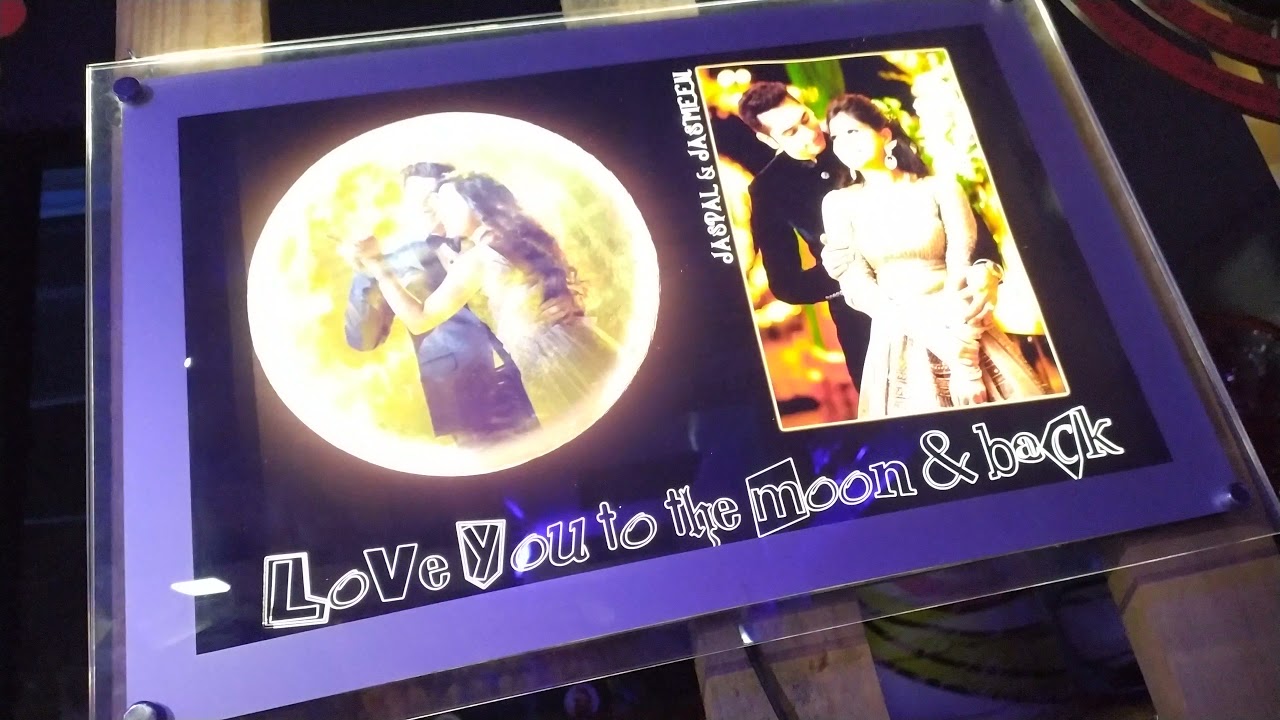 ||Magic Moon Photo Frame With LED|| ||LED Moon🌝 photo frame|| - YouTube