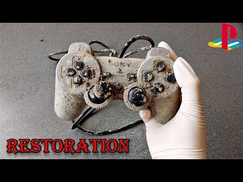 I restored this dirty Dualshock controller for my restored PlayStation ...