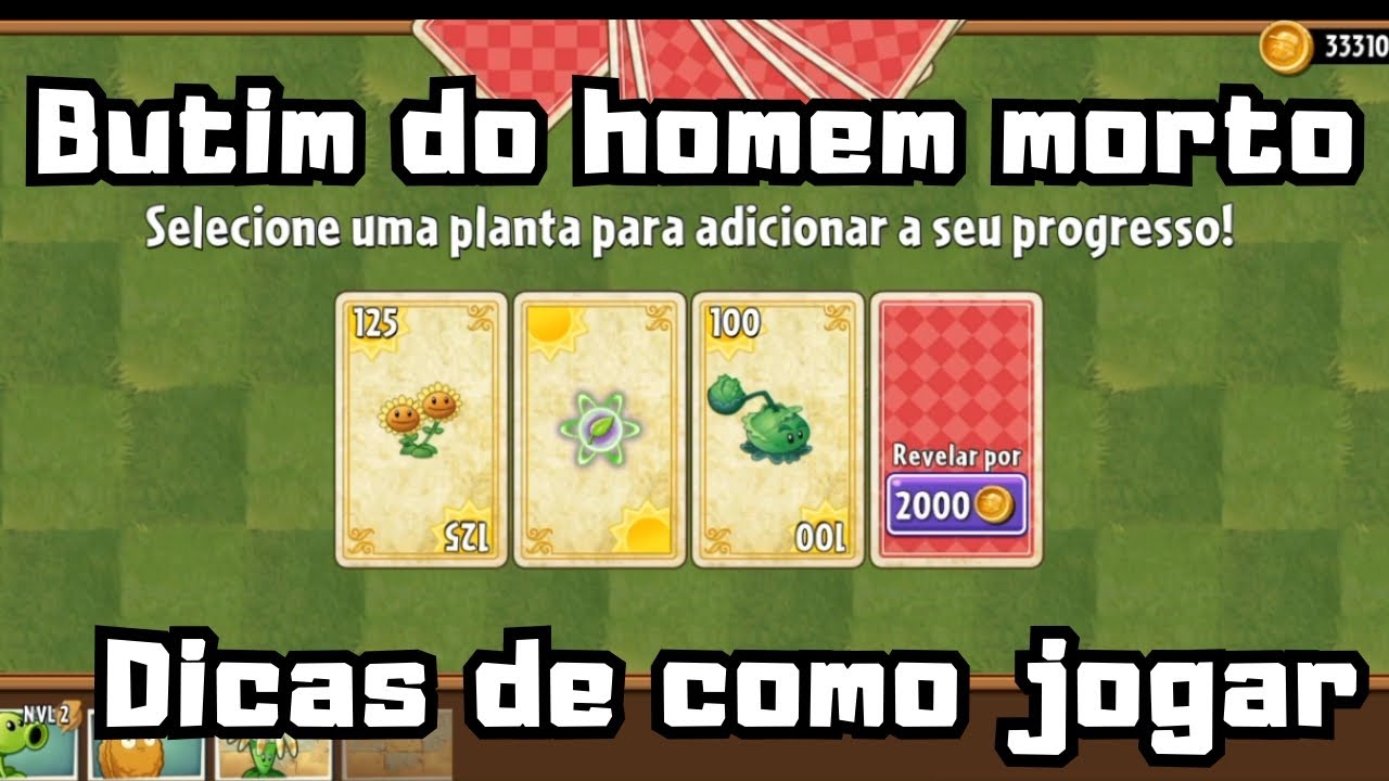 Dicas de como jogar Butim do homem morto | plants vs zombies 2 - YouTube