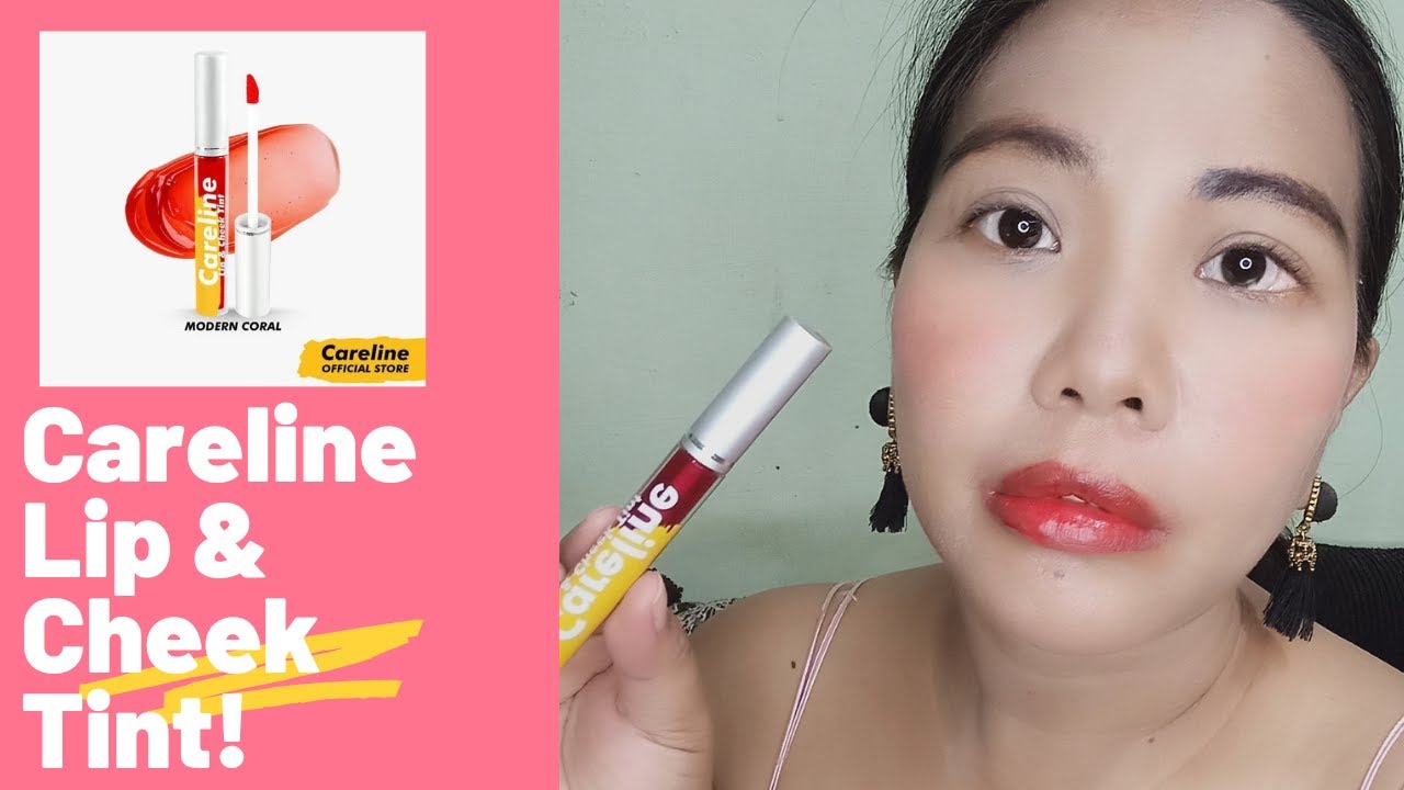 CARELINE LIP & CHEEK TINT | FIRST IMPRESSION & REVIEW | MIKO ONG - YouTube