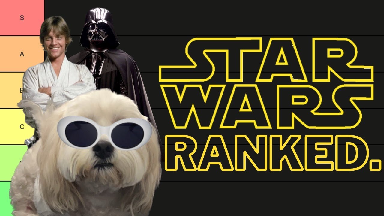 Ultimate Star Wars Ranking! (TIER LIST) - YouTube