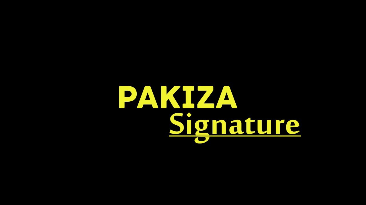 Pakiza Name Signature Style || Learn Your Signature - YouTube