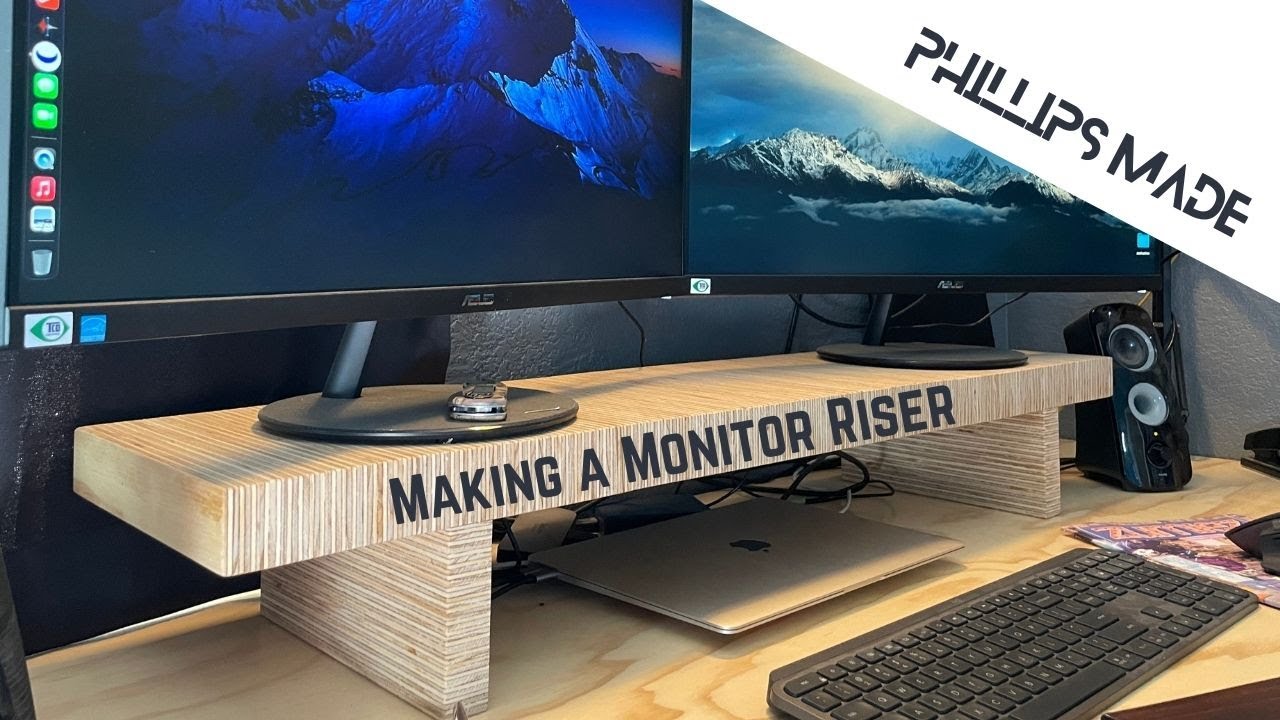 Making a Monitor Riser. - YouTube